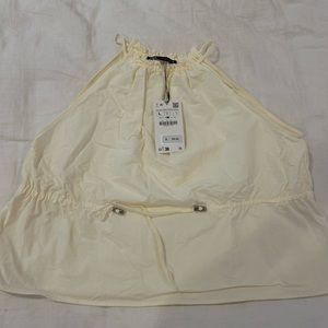 Zara | Tops | New Zara Cream Colored Tank Top | Poshmark